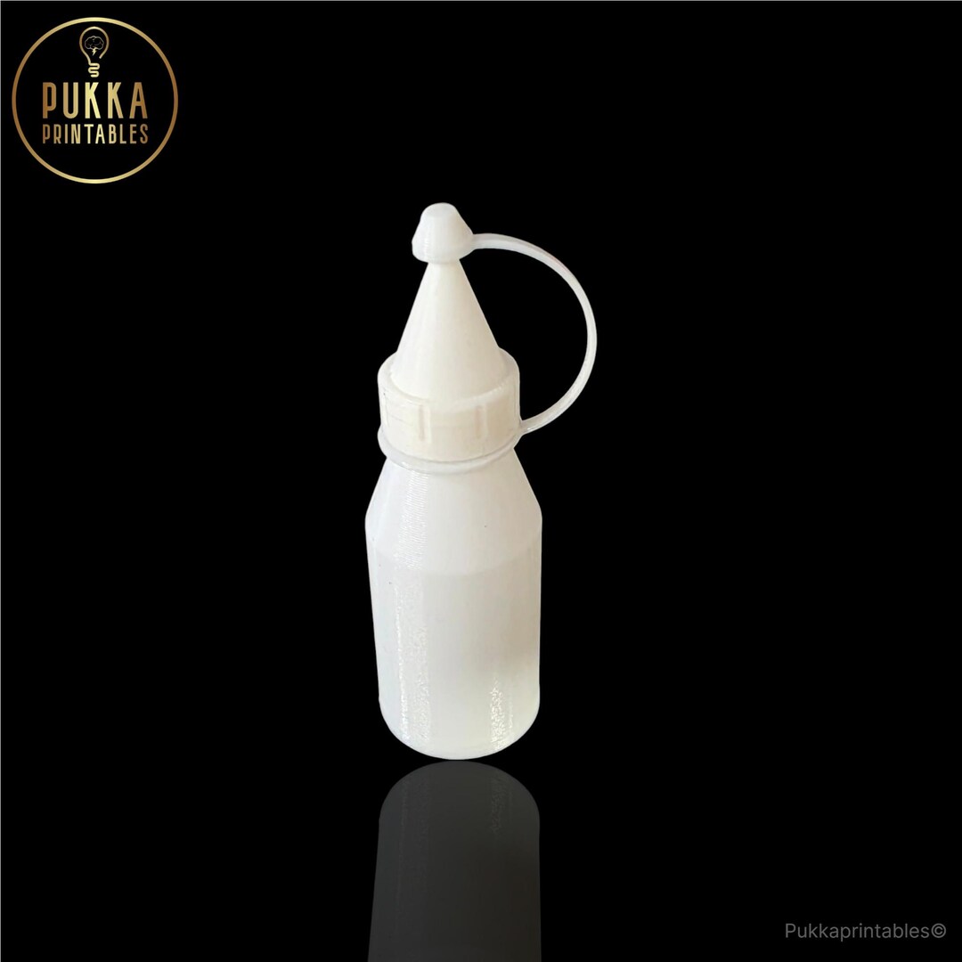 3D Print TPU Squeeze Dropper Bottle STL for Paint Mixing (digital ...
