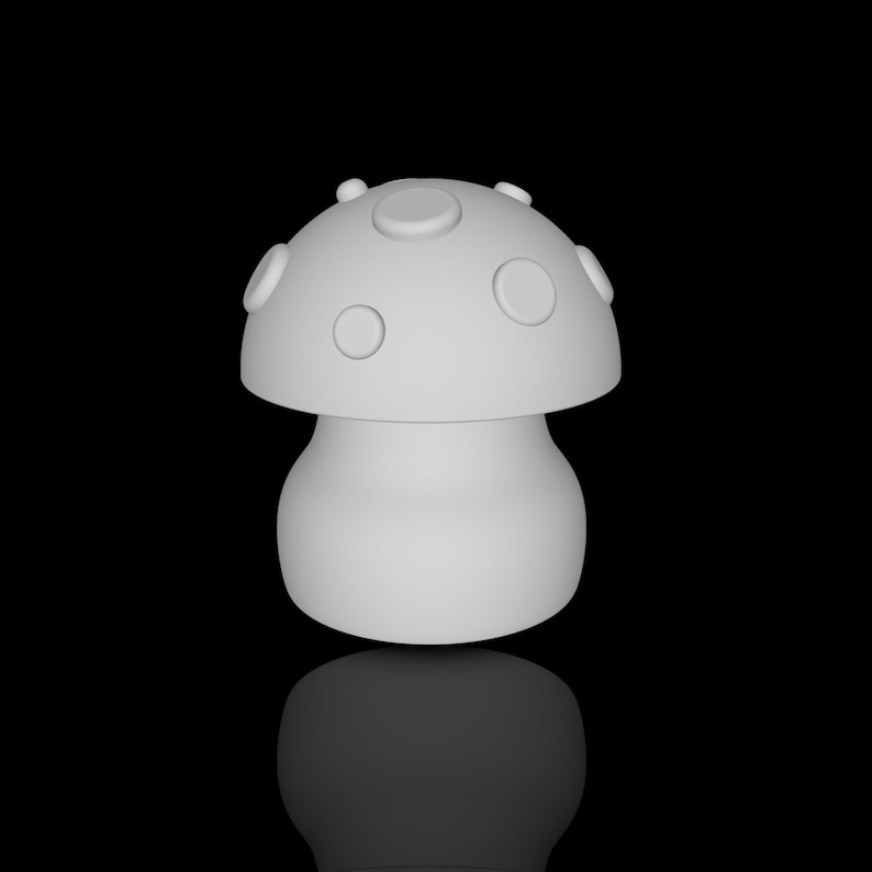 Mushroom Storage Container Desk Organiser STL File for 3D Printing - Etsy