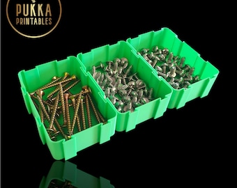 Modular Storage Tray STL | Quick Vase Mode Print | Small Parts ...