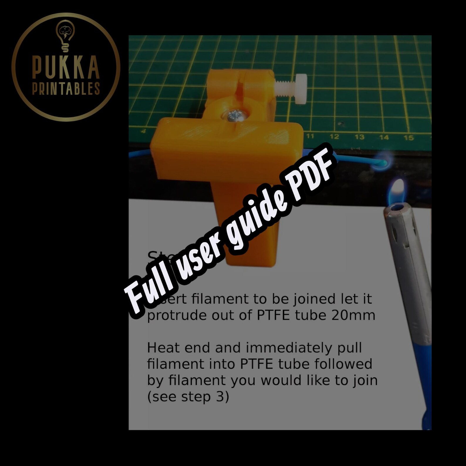 Filament Joiner Tool | 3D Printable Jig for Joining Filament Ends - Etsy