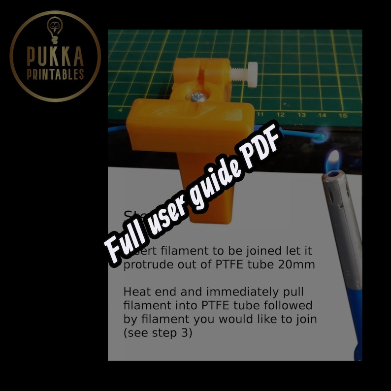 Filament Joiner Tool | 3D Printable Jig for Joining Filament Ends - Etsy