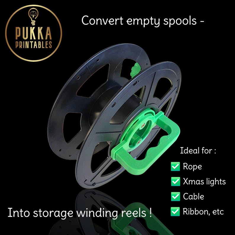 3D Printable Filament Spool Organizer: Cable, Wire, Rope Reel (STL File ...