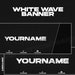 White Wave Banners | for Twitch and Discord | Banners | Custom Name ...