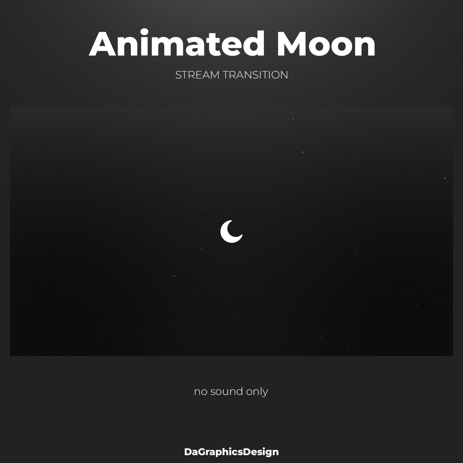 Moon Transition | Stream Transition | Animated Stream Transition ...