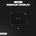 Star Webcam Overlay Dark | 3 Cute Border for Twitch, Youtube | Gradient ...