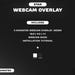 Star Webcam Overlay Dark | 3 Cute Border for Twitch, Youtube | Gradient ...