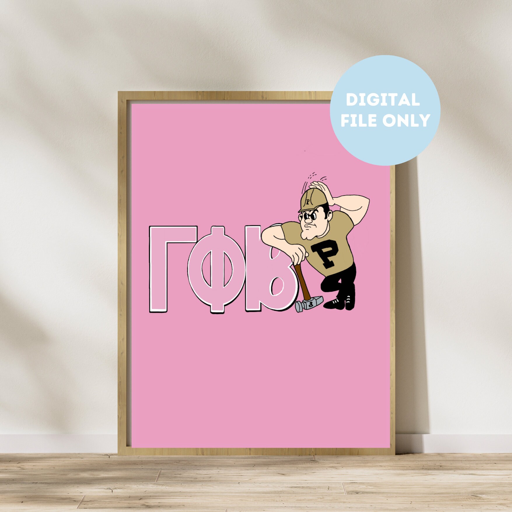 Purdue University Sorority Wall Art Custom Sorority Wall Art Big Little ...