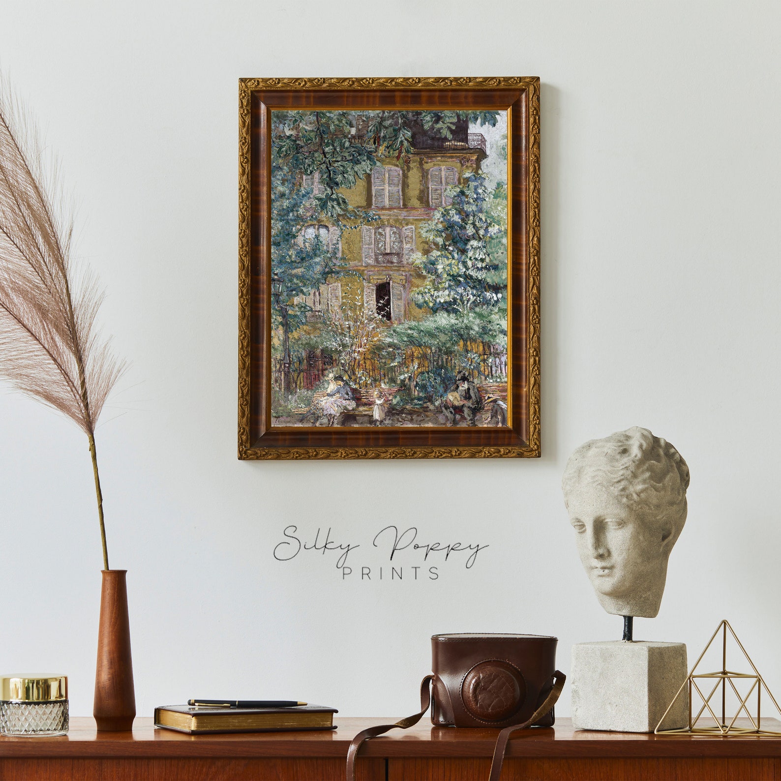 Vintage Paris Cityscape Painting | Vintage Cityscape Painting | French ...