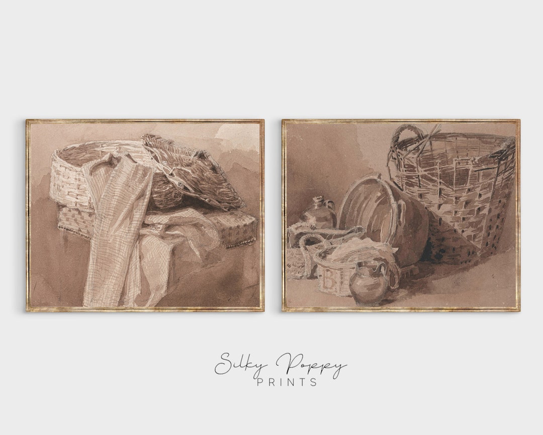 Vintage Laundry Room Art Print Set of 2 | Rustic Laundry Room Print ...