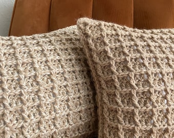 Waffle Pillow Crochet Pattern - Etsy