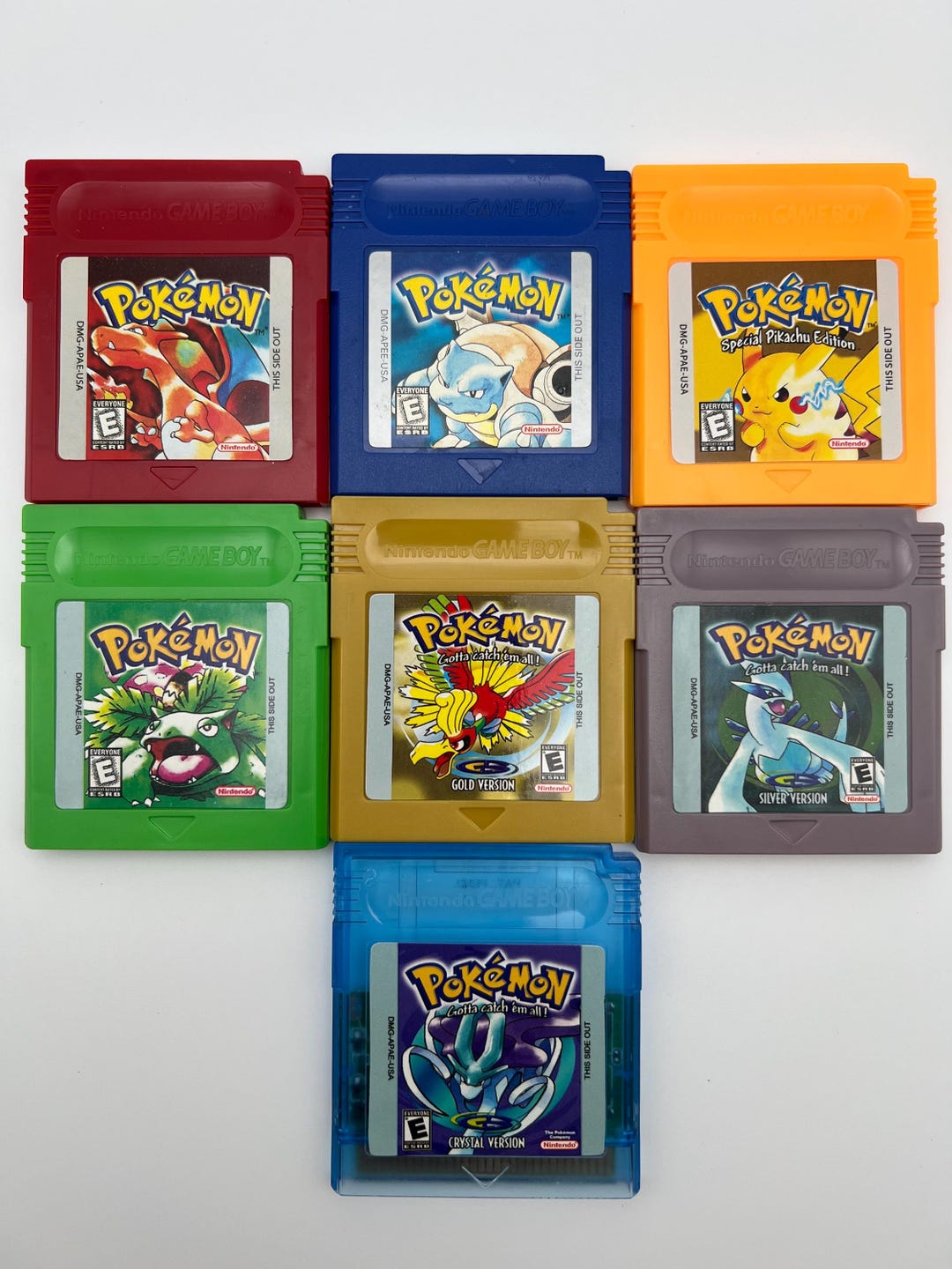 Pokémon Gen 1 & 2 Reproduction Cartridges - Etsy