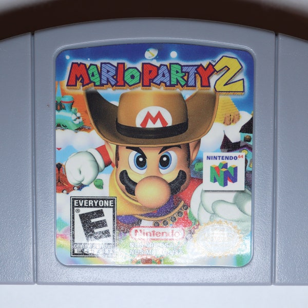 Mario Party Nintendo 64 Etsy