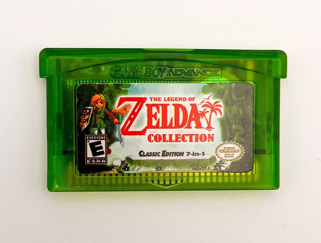 Zelda Collection: Seven Game Multicart Nintendo GBA Reproduction ...