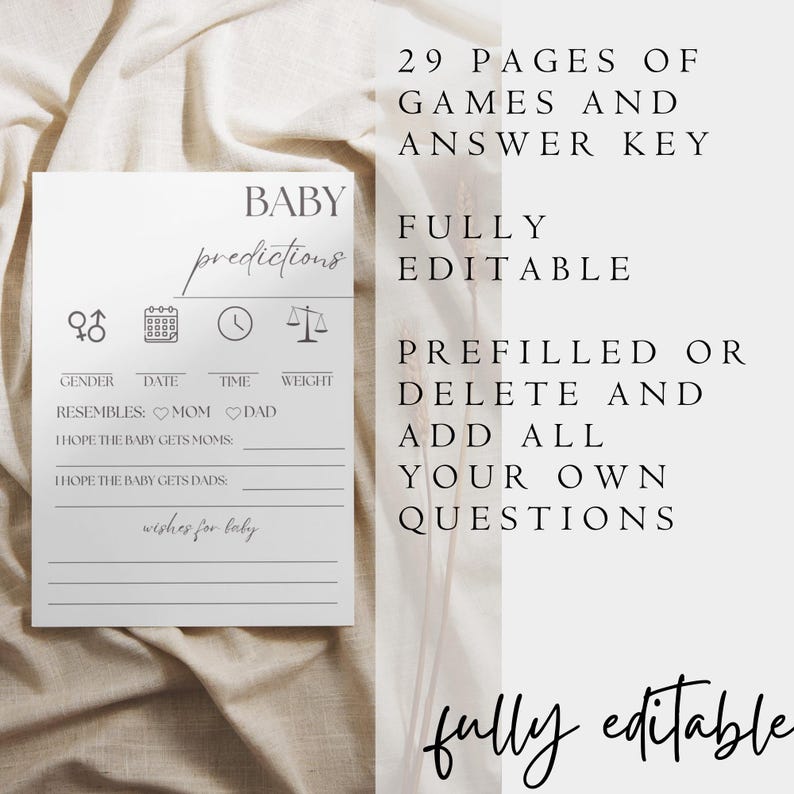 Santa Baby Shower Games Bundle, Printable Christmas Themed Baby Shower ...