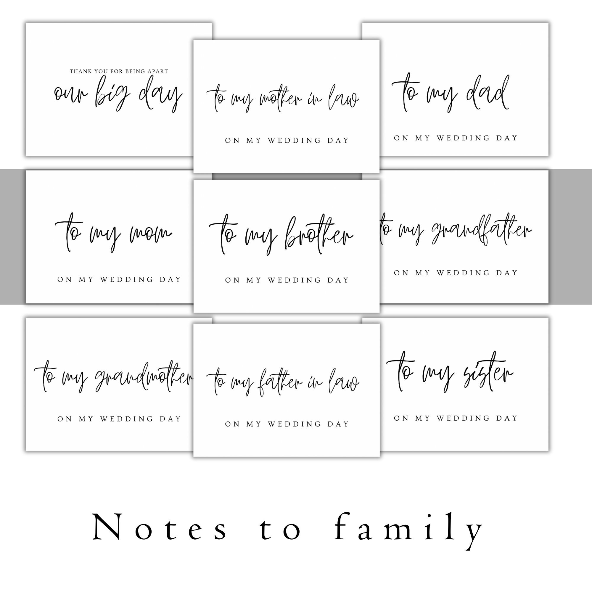 Modern Wedding Vendor Thank You Card Template, Editable Vendor ...