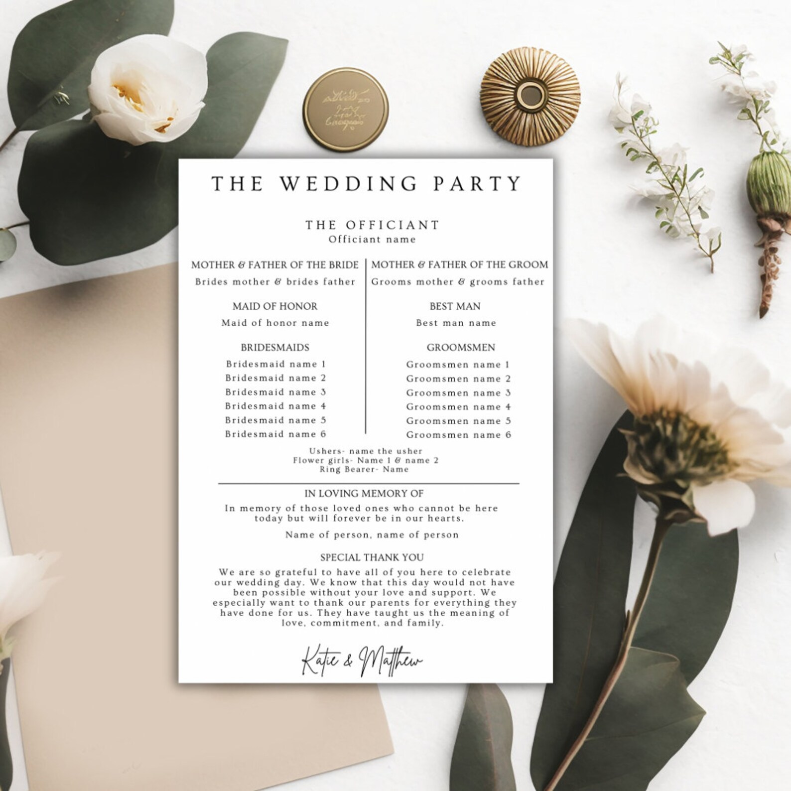 Infographic Wedding Program Wedding Day Program Wedding - Etsy