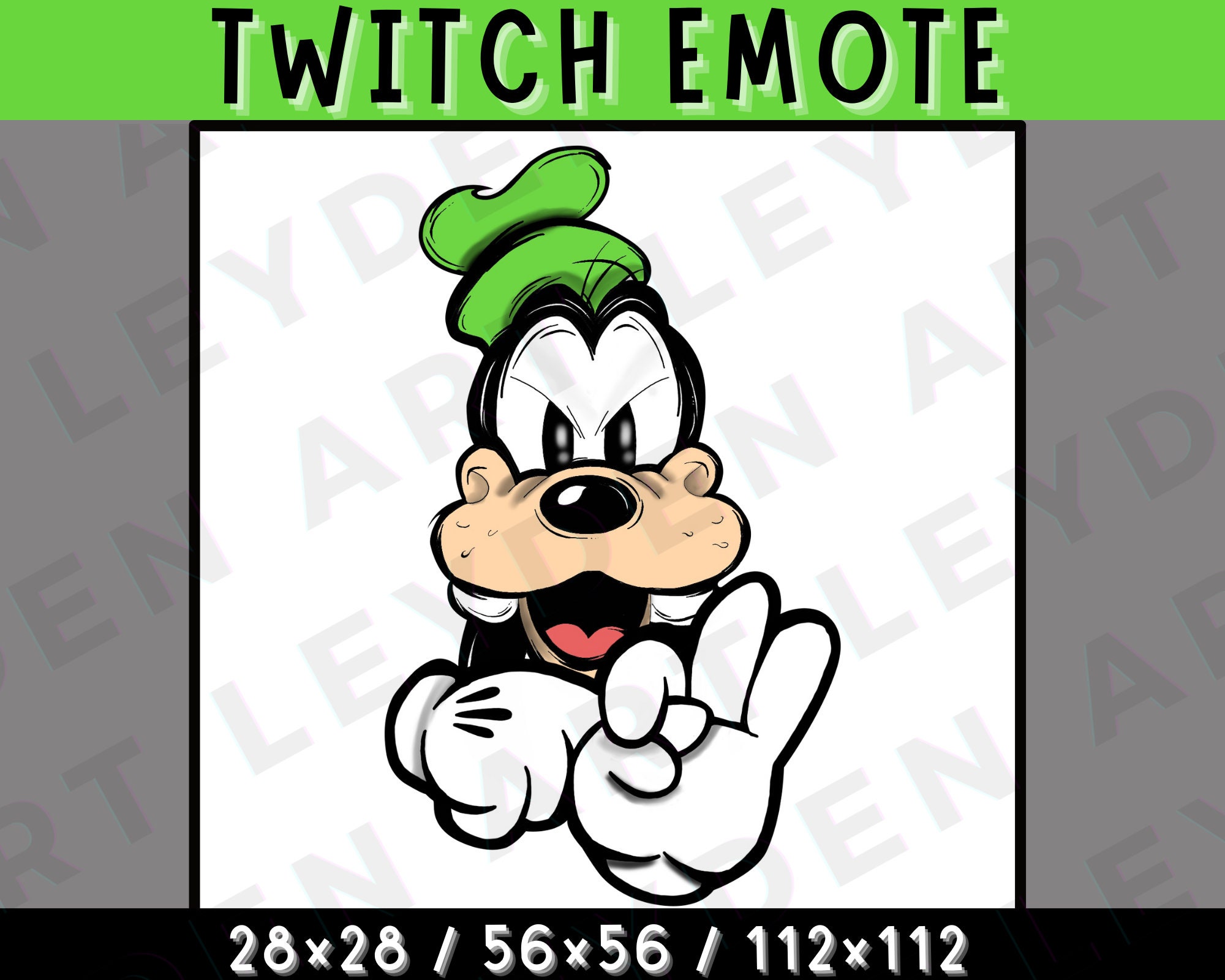 Twitch Emote Goofy Etsy México