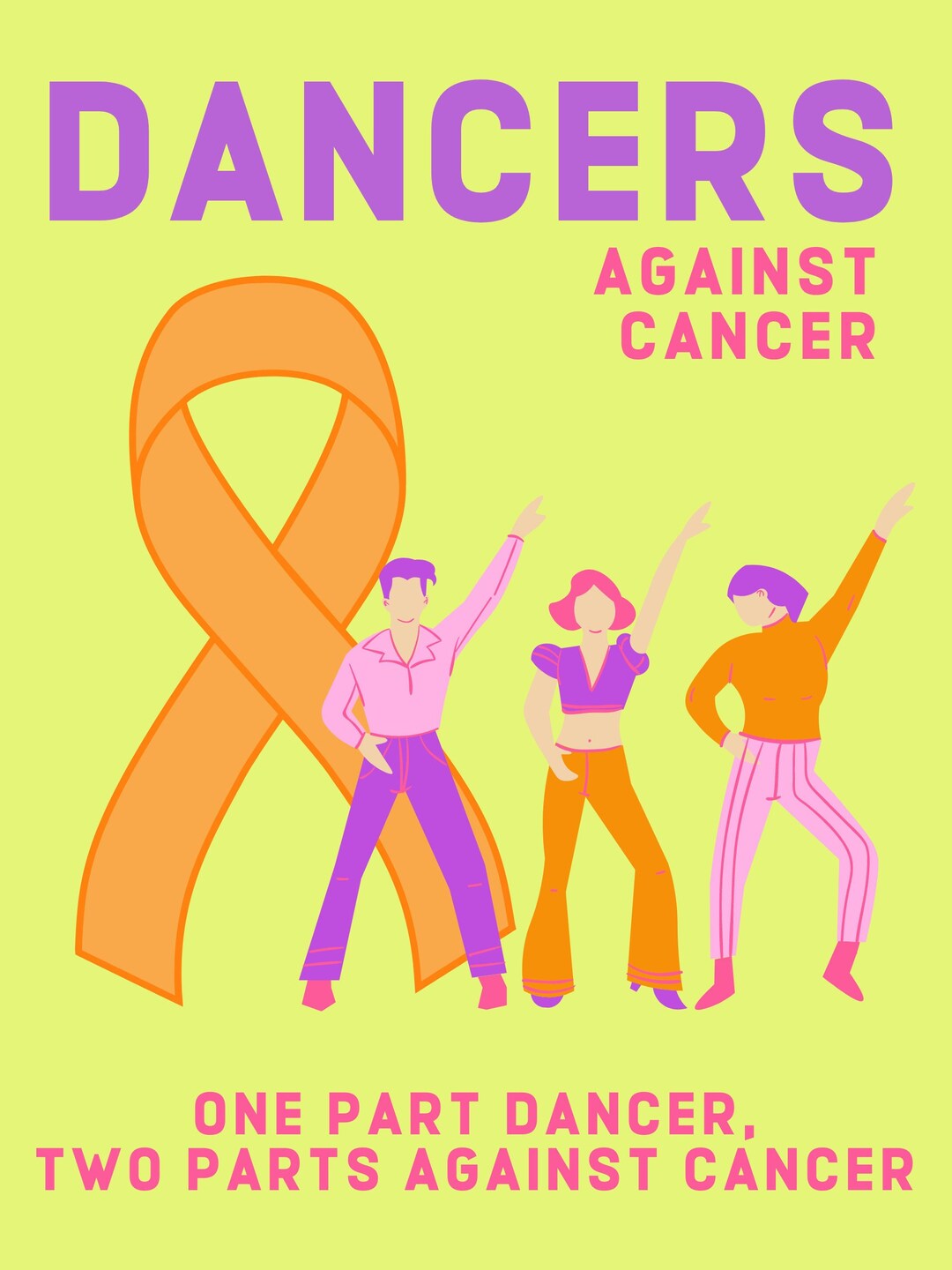 SFA Preppy Print Dancers Against Cancer - Etsy