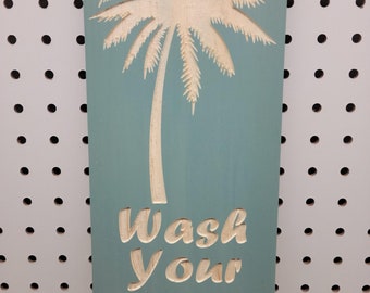 Wash Your Palms Sign - Etsy