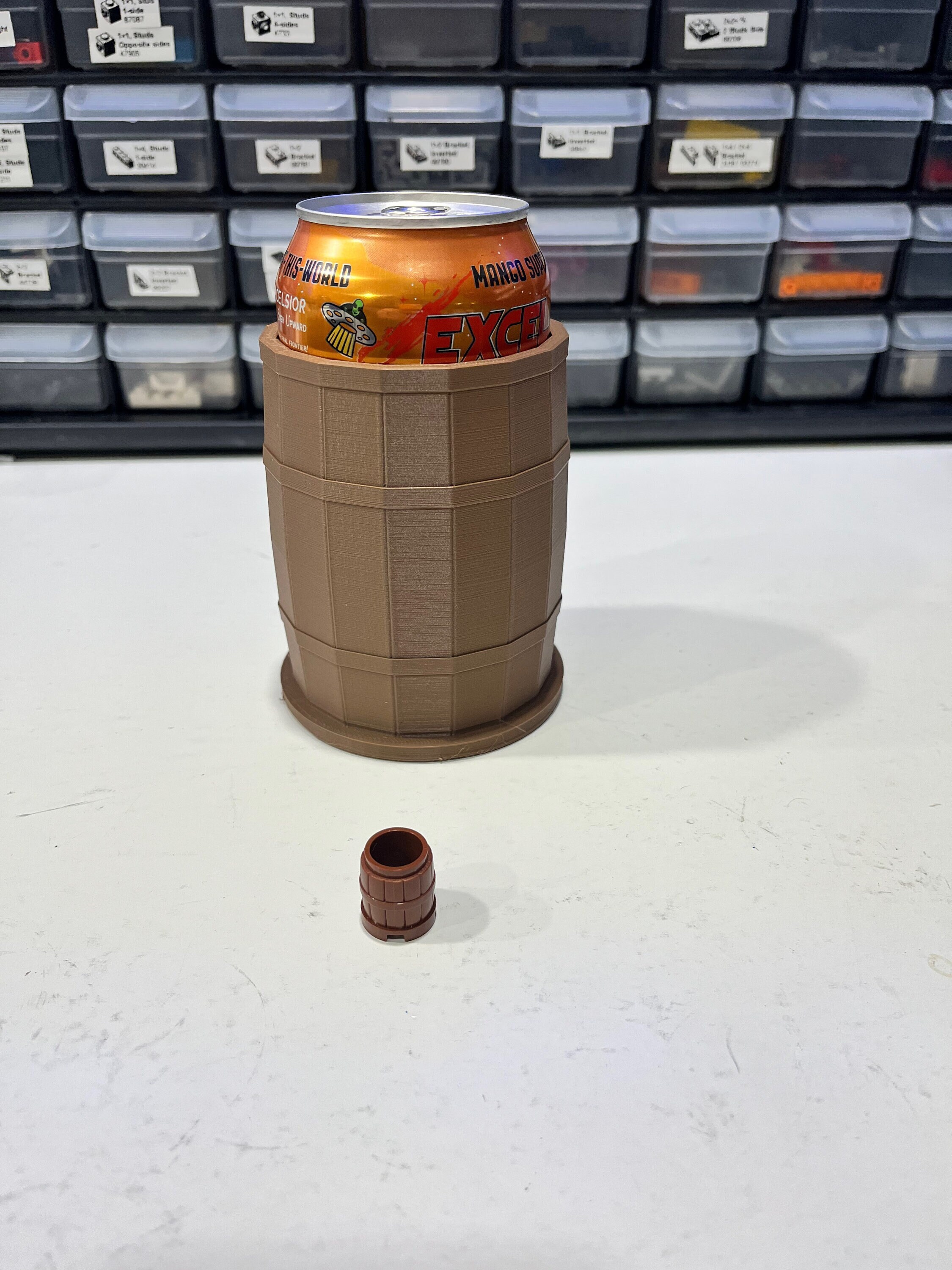LEGO Inspired Barrel Can Holder - Etsy