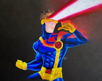 X-MEN Inspired the Animated Series Cyclops Minimalist Poster Print ...