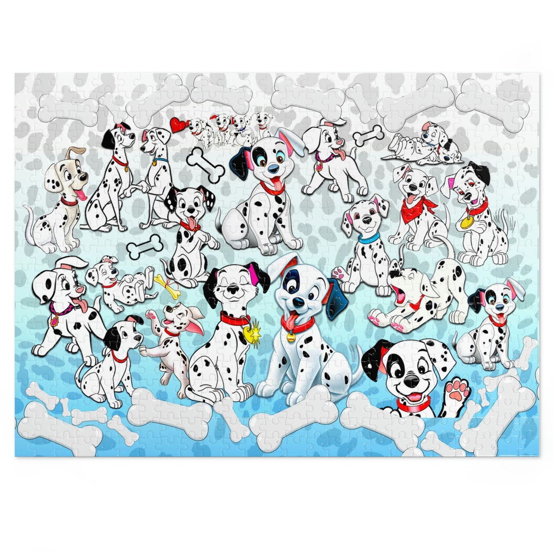 101 Dalmatians Jigsaw Puzzle (30, 110, 252, 500,1000-piece) by 1001 Dalmatians - Etsy