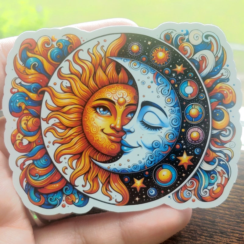 Sun Stickers - Etsy