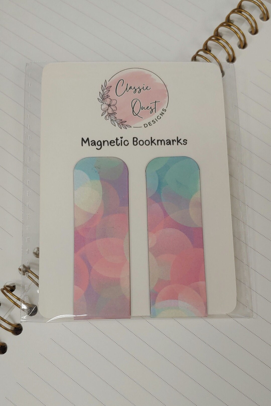 Bubble Magnetic Bookmark | Rainbow | 2 Pack - Etsy