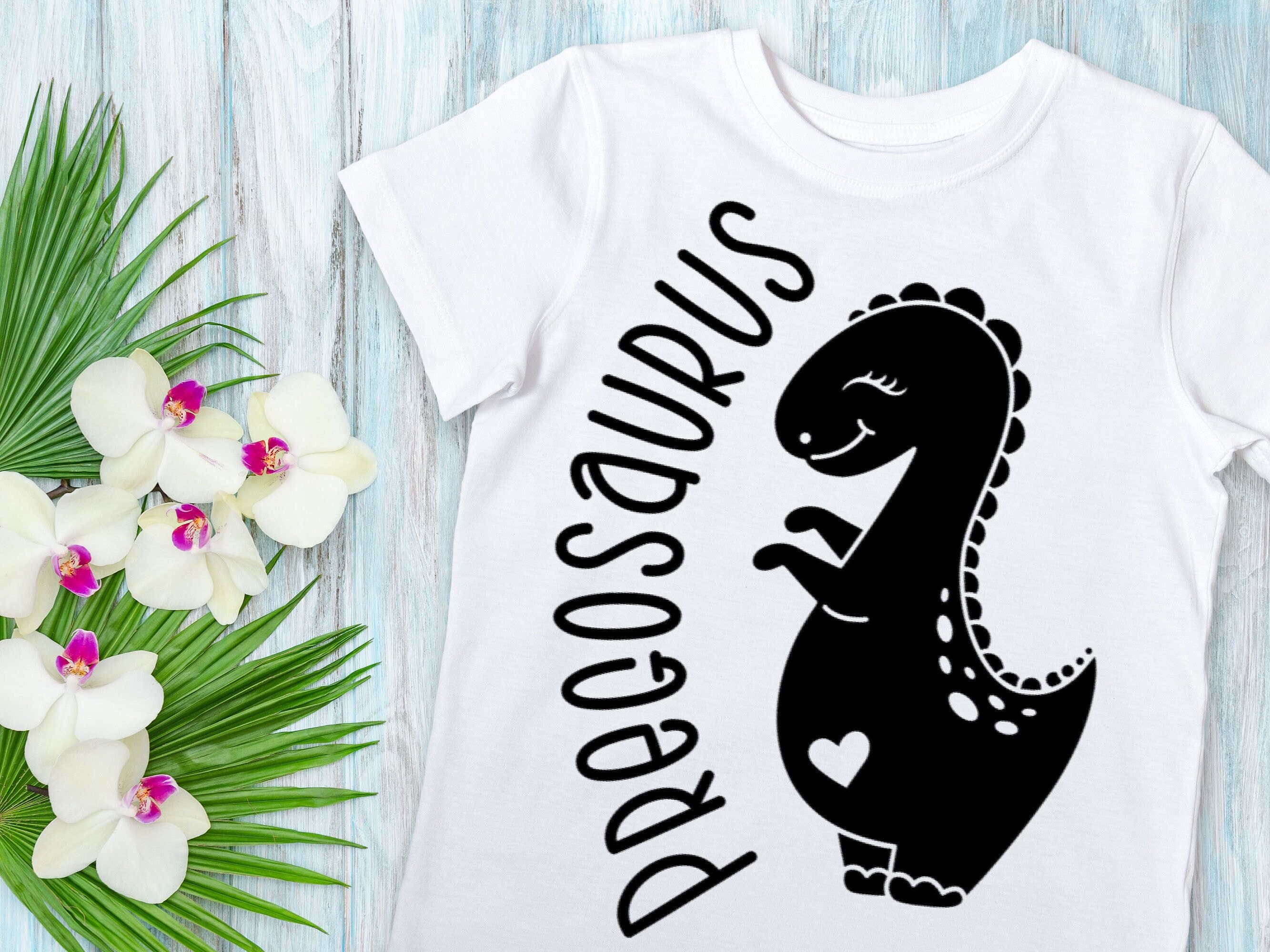 Cute Pregosaurus SVG, Pregnant Dinosaur, Expecting Mom to Be, Pregnancy ...