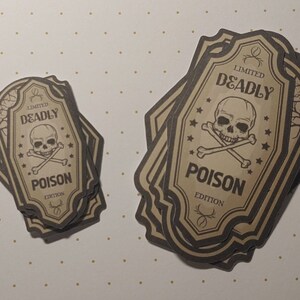 Vintage Apothecary, Spooky Ingredient, Elixir Bottle Labels, Halloween ...