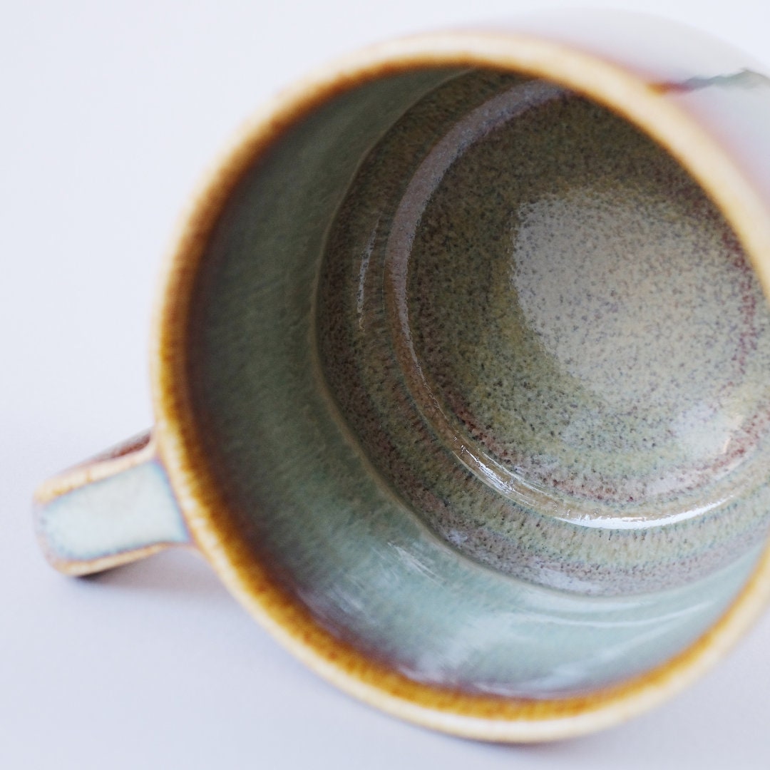 Dune: Handmade Stoneware Ceramic Mug, 300-350 Ml, Glossy Runny Glaze ...
