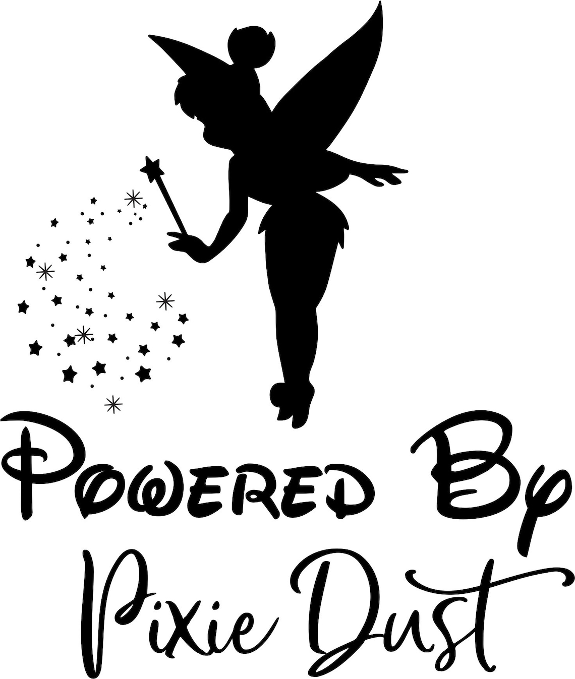Powered by Pixie Dust Decal Sticker Car Laptop Tumbler - Etsy