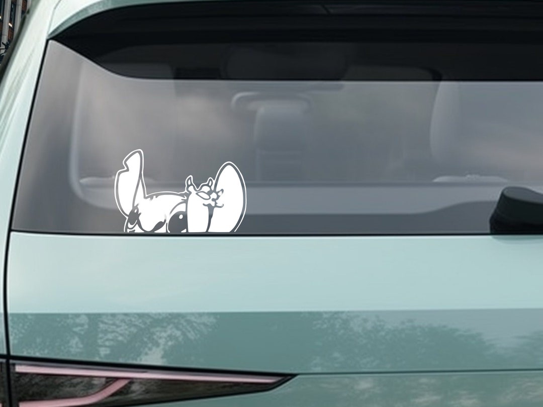 Peeking Stitch, Waving-decal, Sticker, Car, Laptop, Tumbler, Journal ...