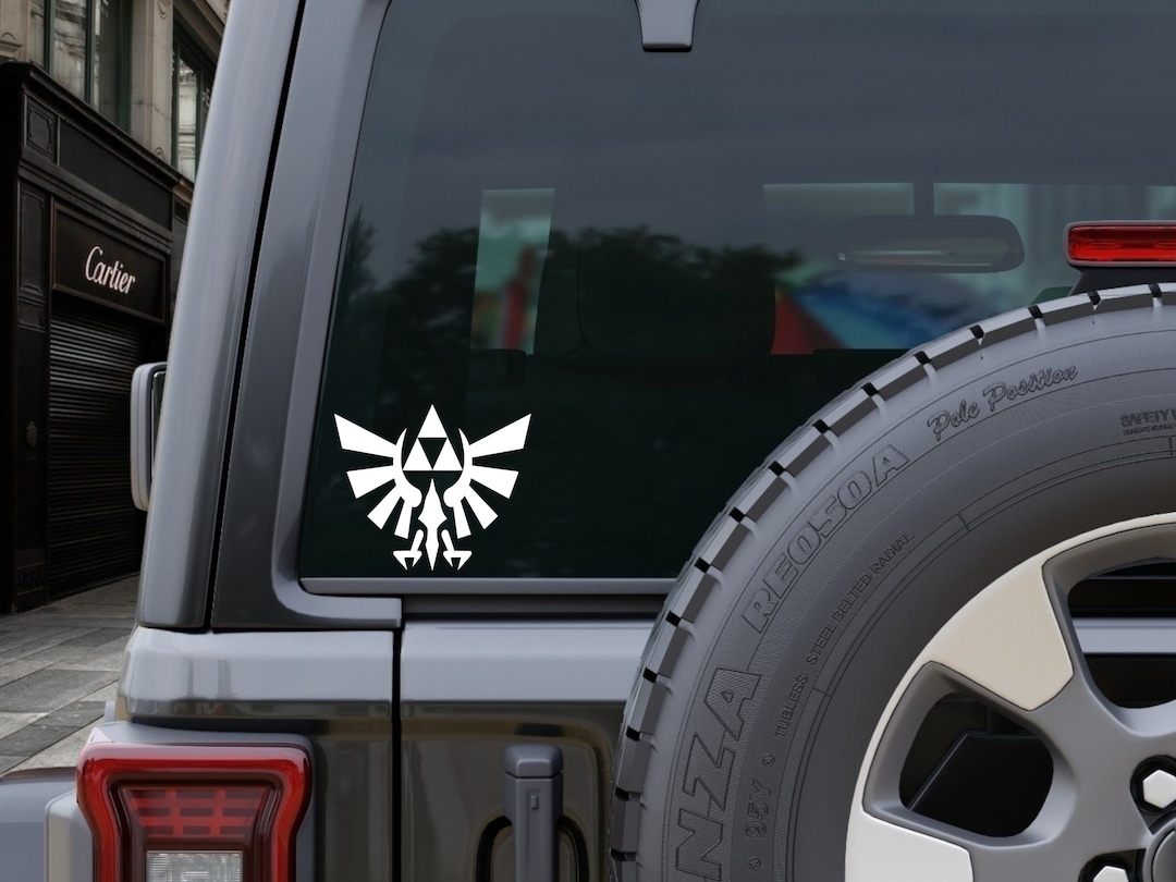 Triforce Logo- Decal, Sticker, Car, Laptop, Tumbler, Journal, Notebook ...