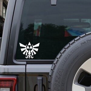 Triforce Logo- Decal, Sticker, Car, Laptop, Tumbler, Journal, Notebook ...