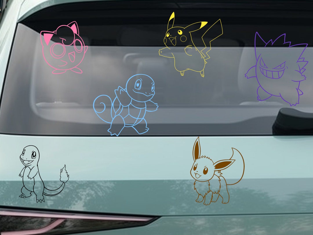 Pokemon, Multiple Options Decal, Sticker, Car, Laptop, Tumbler, Journal, Notebook, Eevee ...
