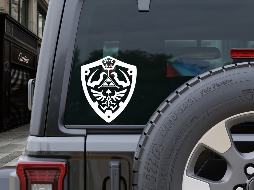Hylian Shield- Decal, Sticker, Car, Laptop, Tumbler, Journal, Notebook ...