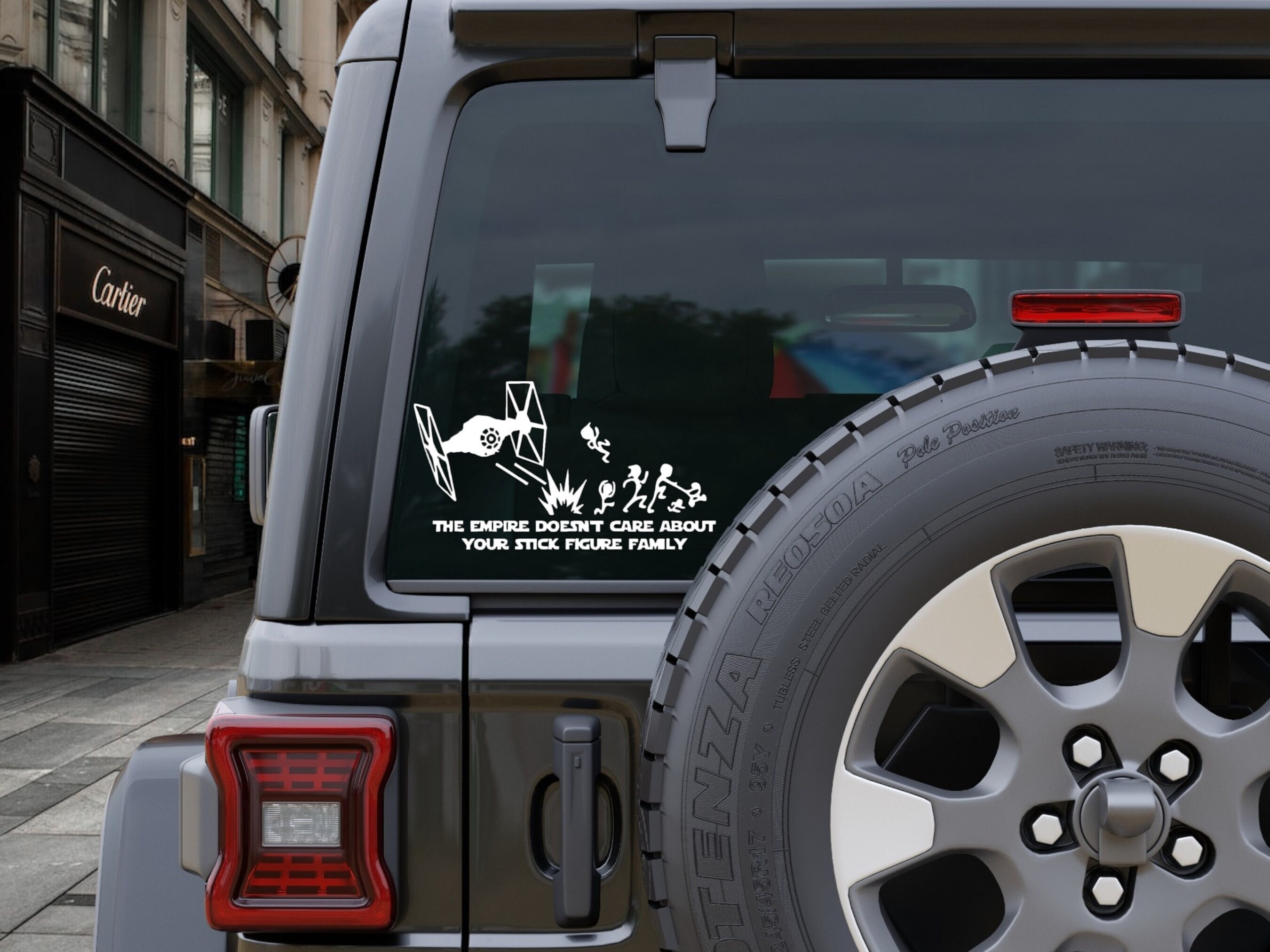 Nobody Cares About Your Stick Figure Family Jeep