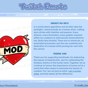 Twitch MOD Appreciation Emote, Red Heart MOD Love, Traditional Tattoo ...