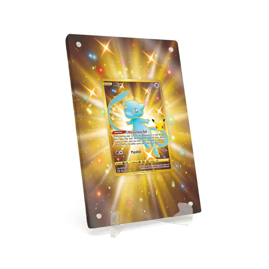 Extended Artwork Display Case Frame Suitable for Pokemon Mew ...