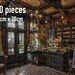 Vintage Coffee Shop Jigsaw Puzzle, Cozy Cafe Scene, 100 to 1000 Pieces ...