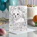 Get Well Soon Puppy Coloring Card, Color Your Own Get Well Soon Card ...