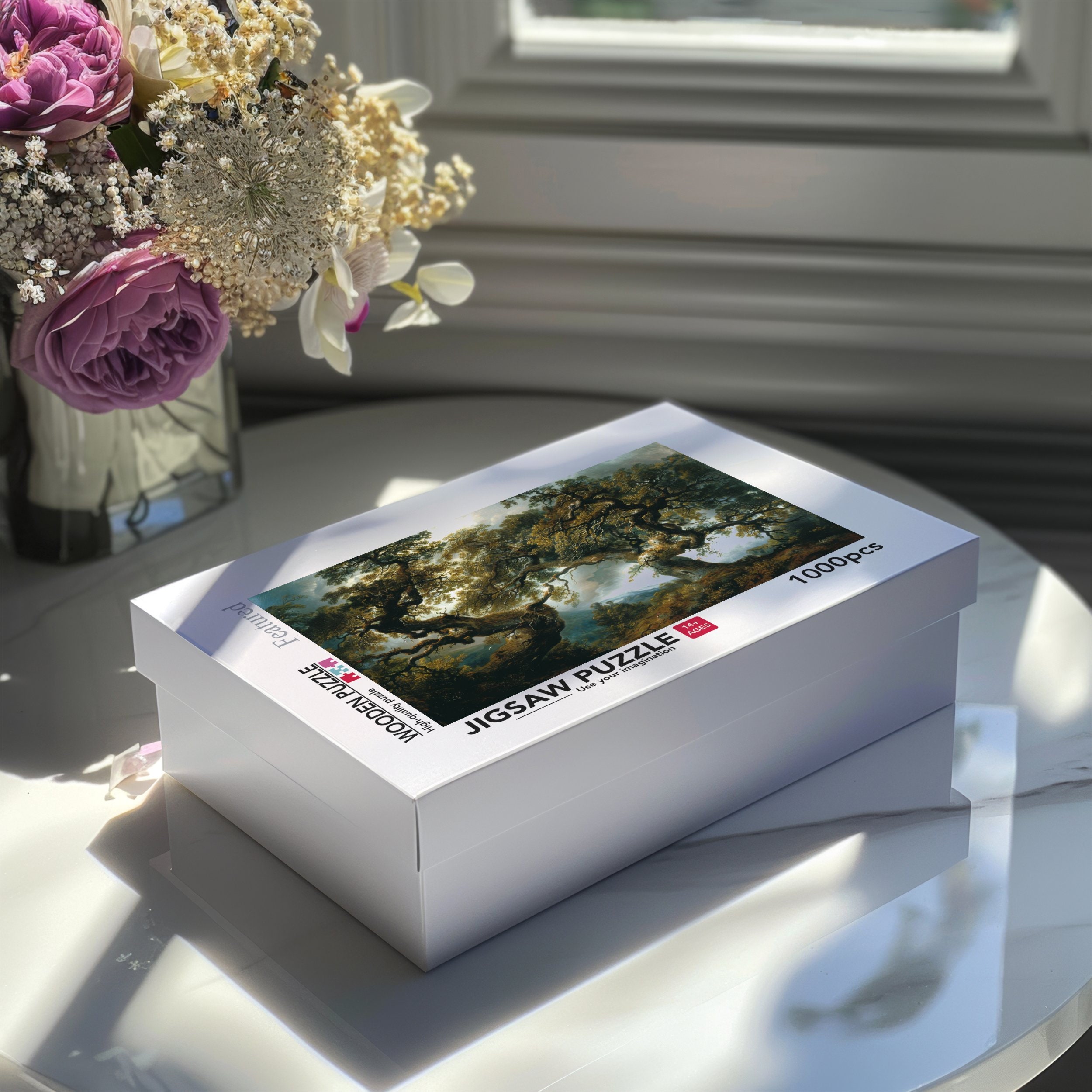 Enchanted Forest Jigsaw Puzzle, Real Wood Puzzle, 1000 500 300 100 ...