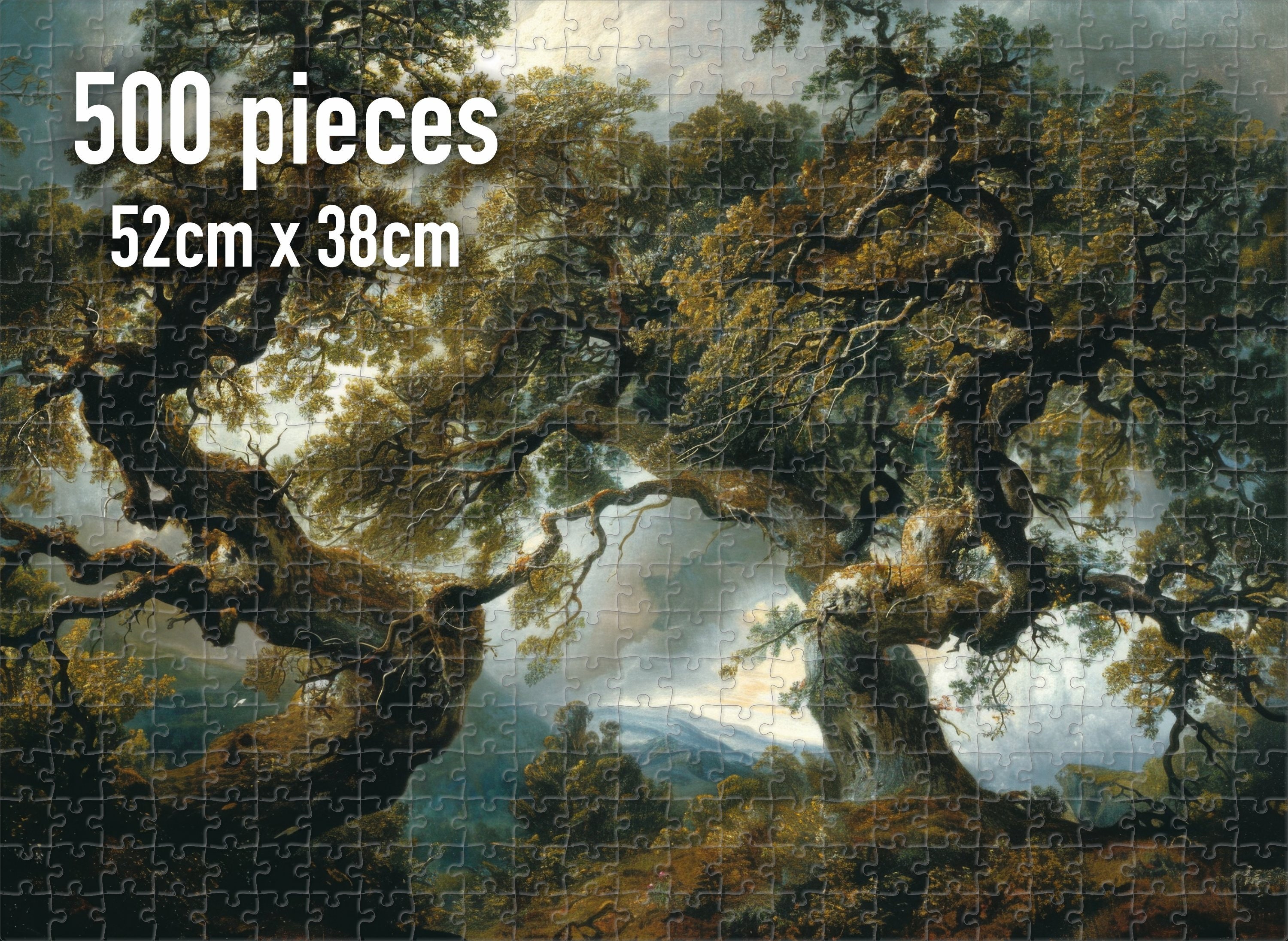 Enchanted Forest Jigsaw Puzzle, Real Wood Puzzle, 1000 500 300 100 ...