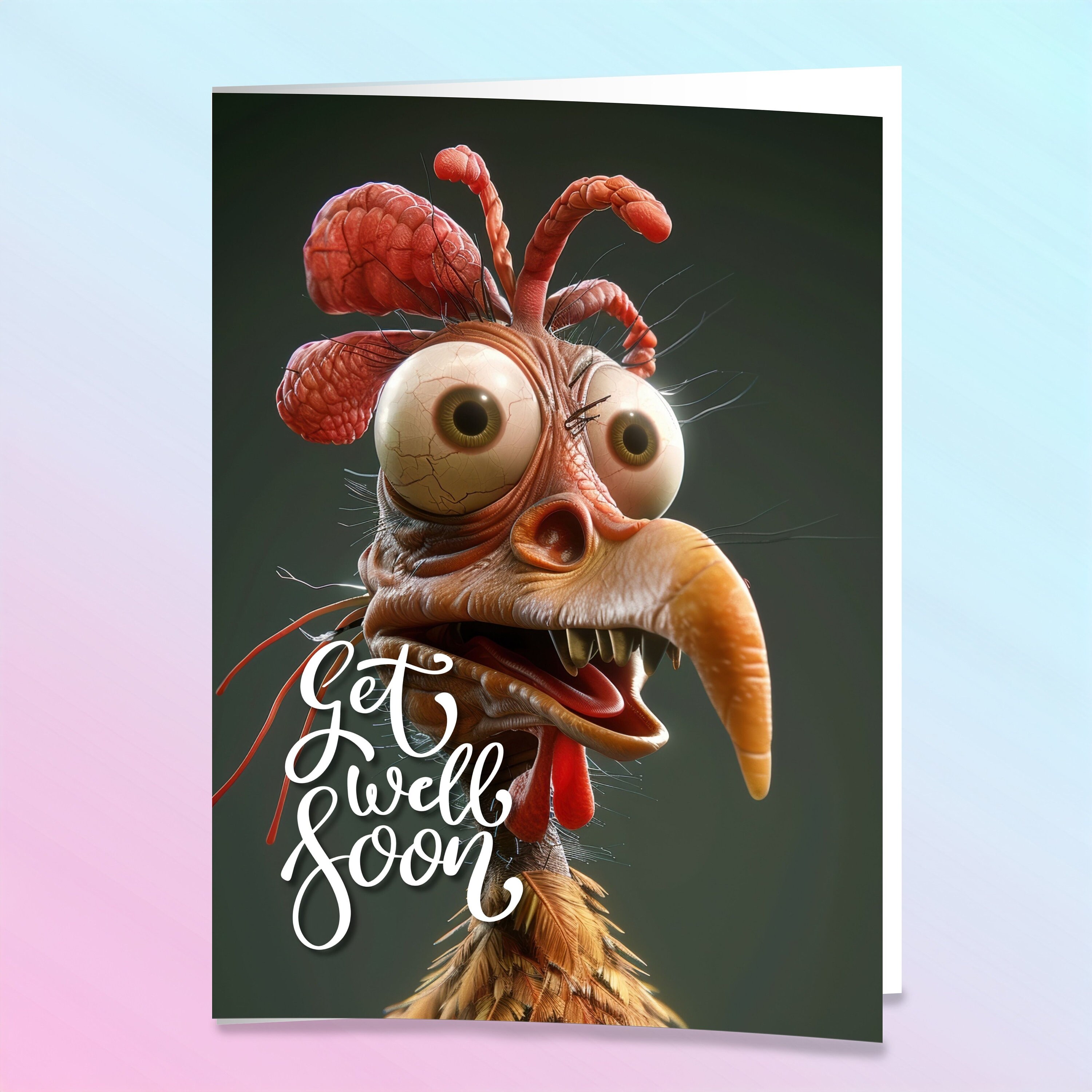Hilarious Get Well Soon Card, Funny Printable Digital Download Greeting ...