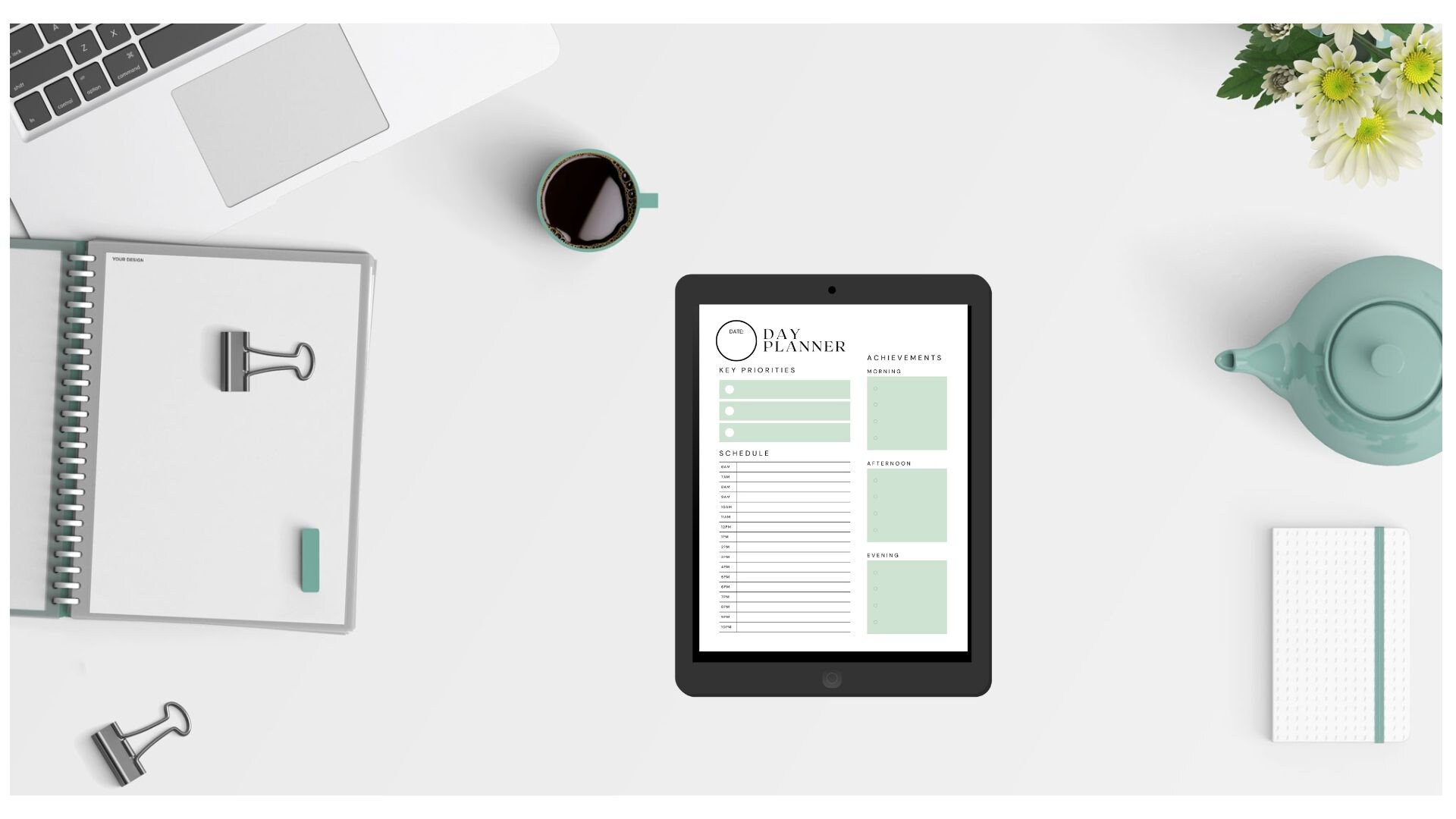 Basic 30 Day Planner Digital Version Daily Planner - Etsy