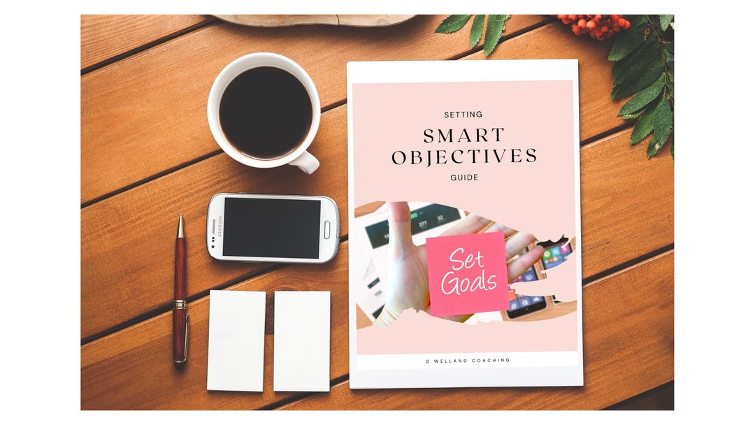 SMART Objectives Guide Planner Template Goal Setting Digital Download ...