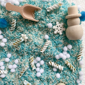 Winter Sensory Kit, Sensory Bin, Toddler Sensory Bin, Sensory Rice Kit ...