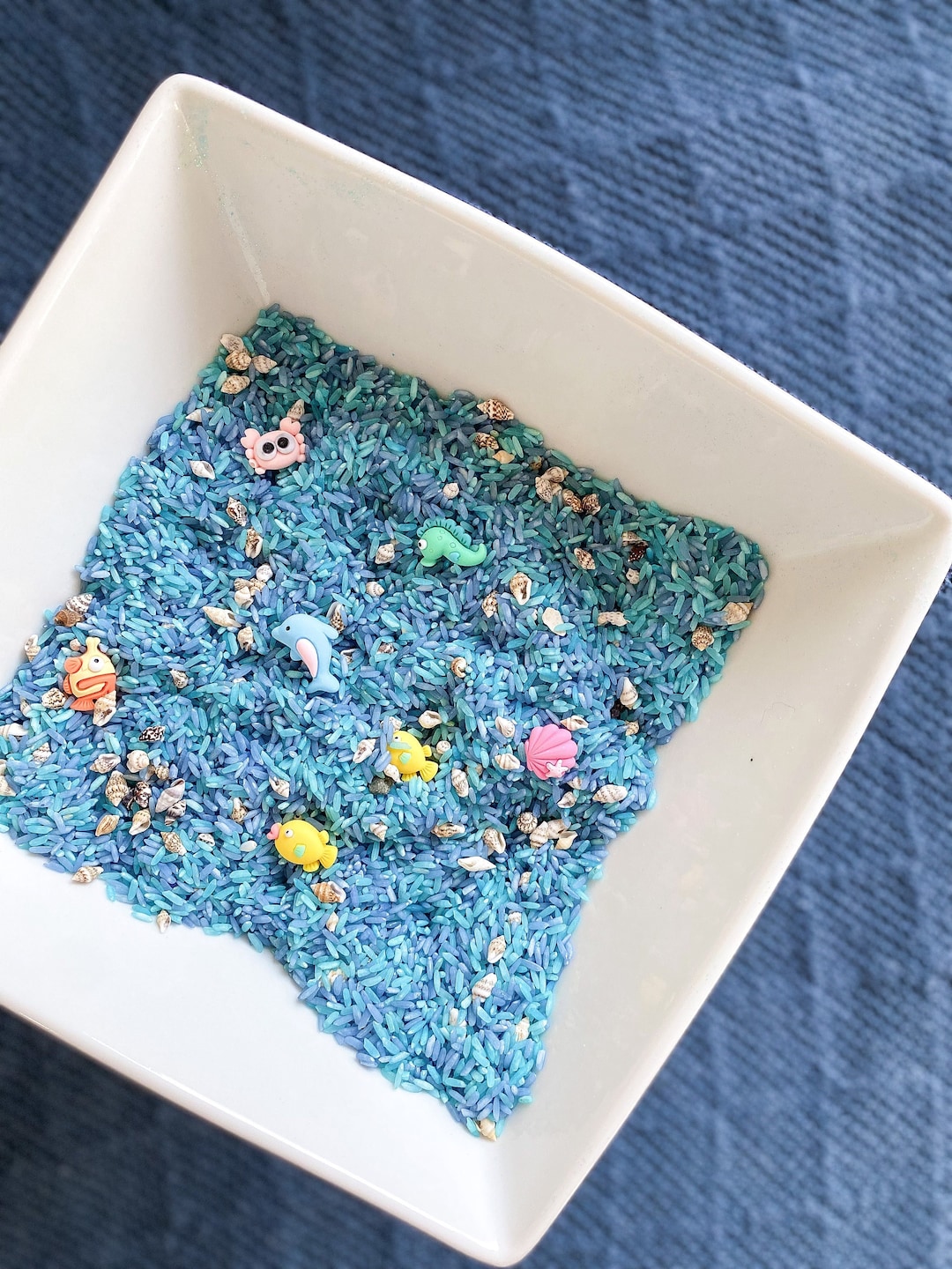 Ocean Friends Sensory Mix, Sensory Rice, Sensory Bin Filler, Sensory ...