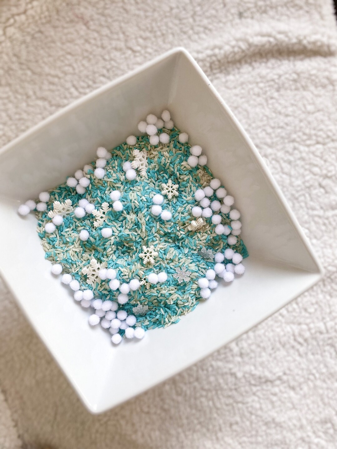 Winder Wonderland Sensory Mix, Sensory Rice, Winter Sensory Kit ...